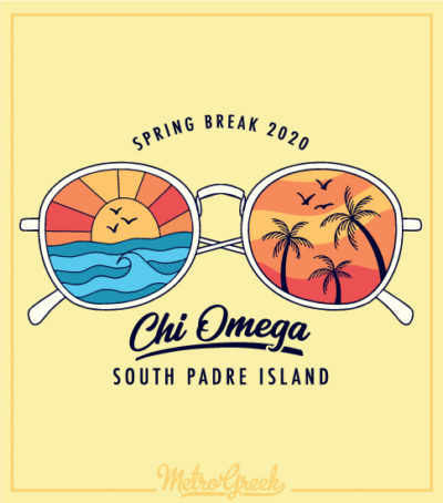 Beach Themed Fraternity and Sorority Shirts - Metro Greek Shirts