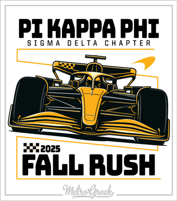2742 Fraternity Rush Shirt Formula One | Metro Greek